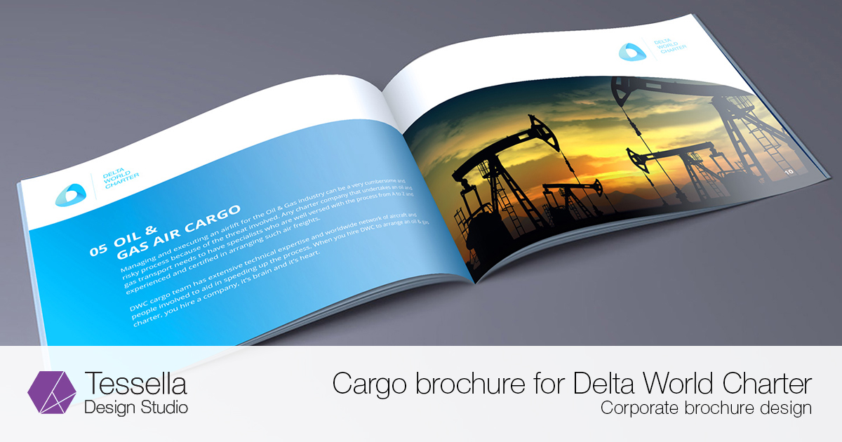 Cargo Department Brochure for DWC - Tessella Studio