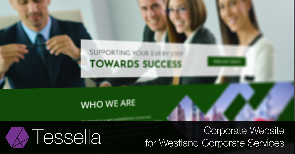 Westland Corporate Website - Tessella Studio